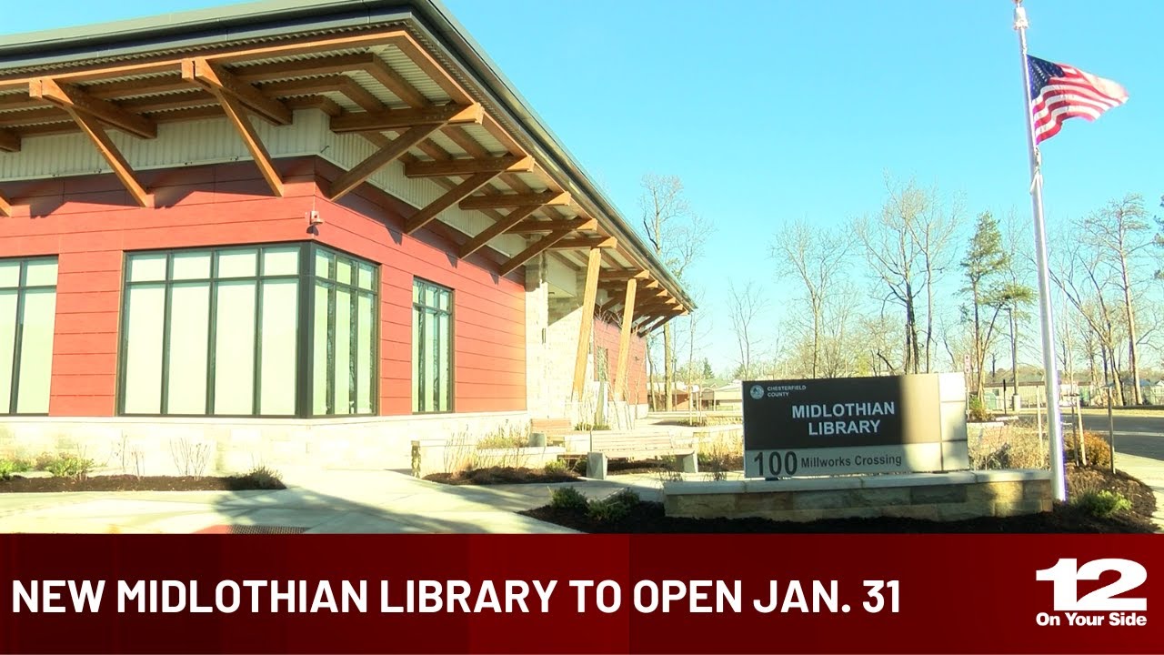 New Midlothian Library opens Jan. 31 - YouTube