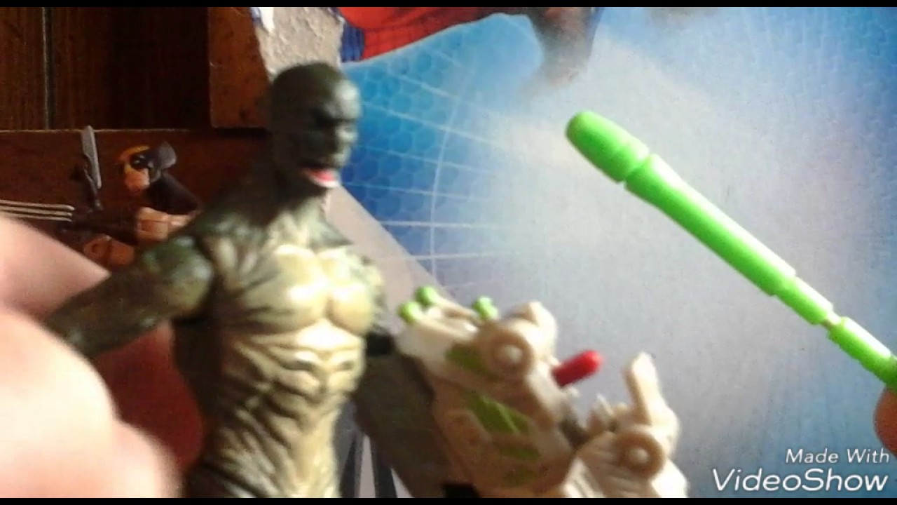 The amazing Spider-Man 2012 hasbro reptile blast lizard toy review ...