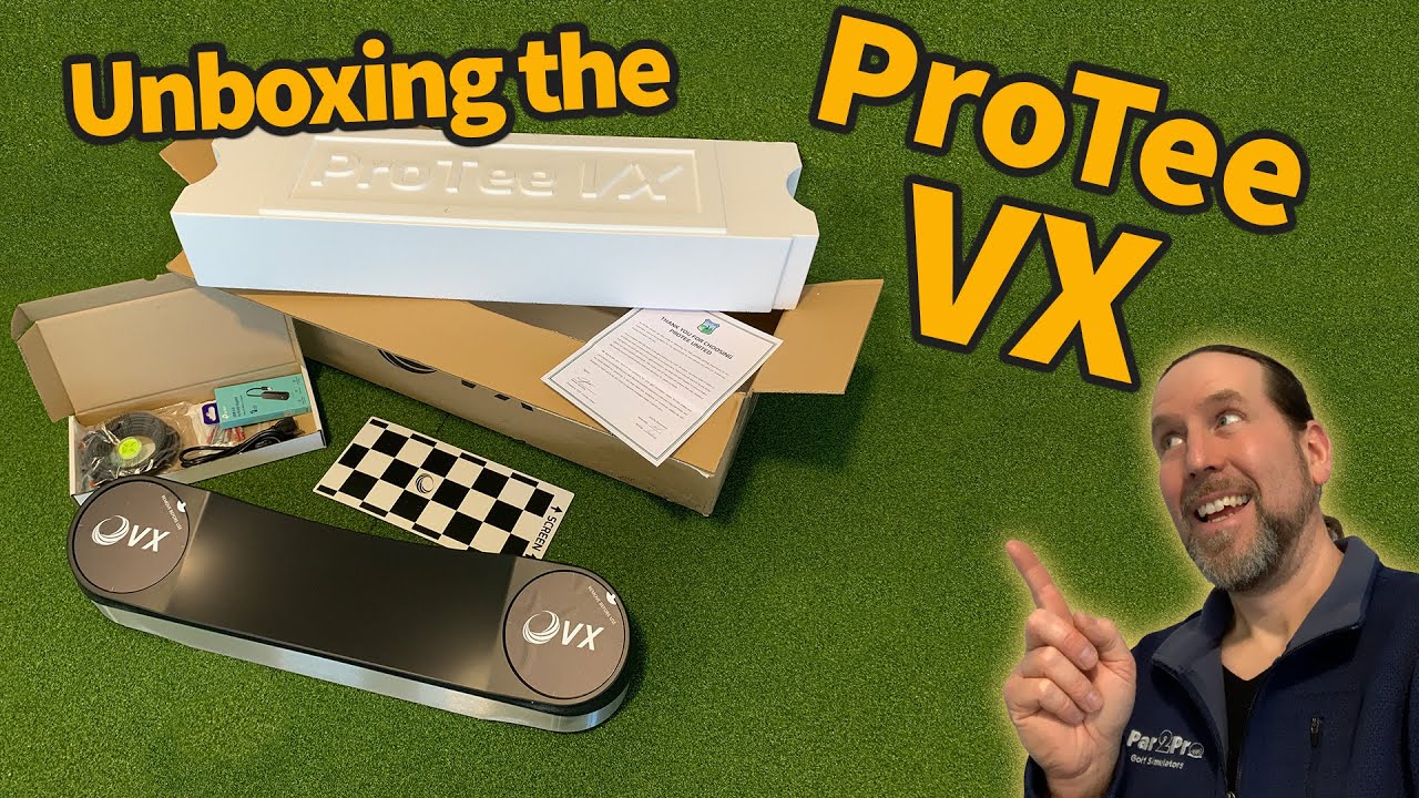 Unboxing the ProTee VX Golf Launch Monitor & Simulator! - YouTube