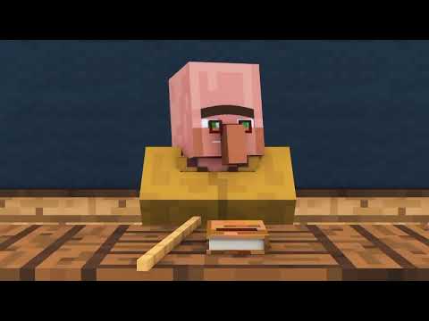Villager children going to school - Minecraft Animation - YouTube