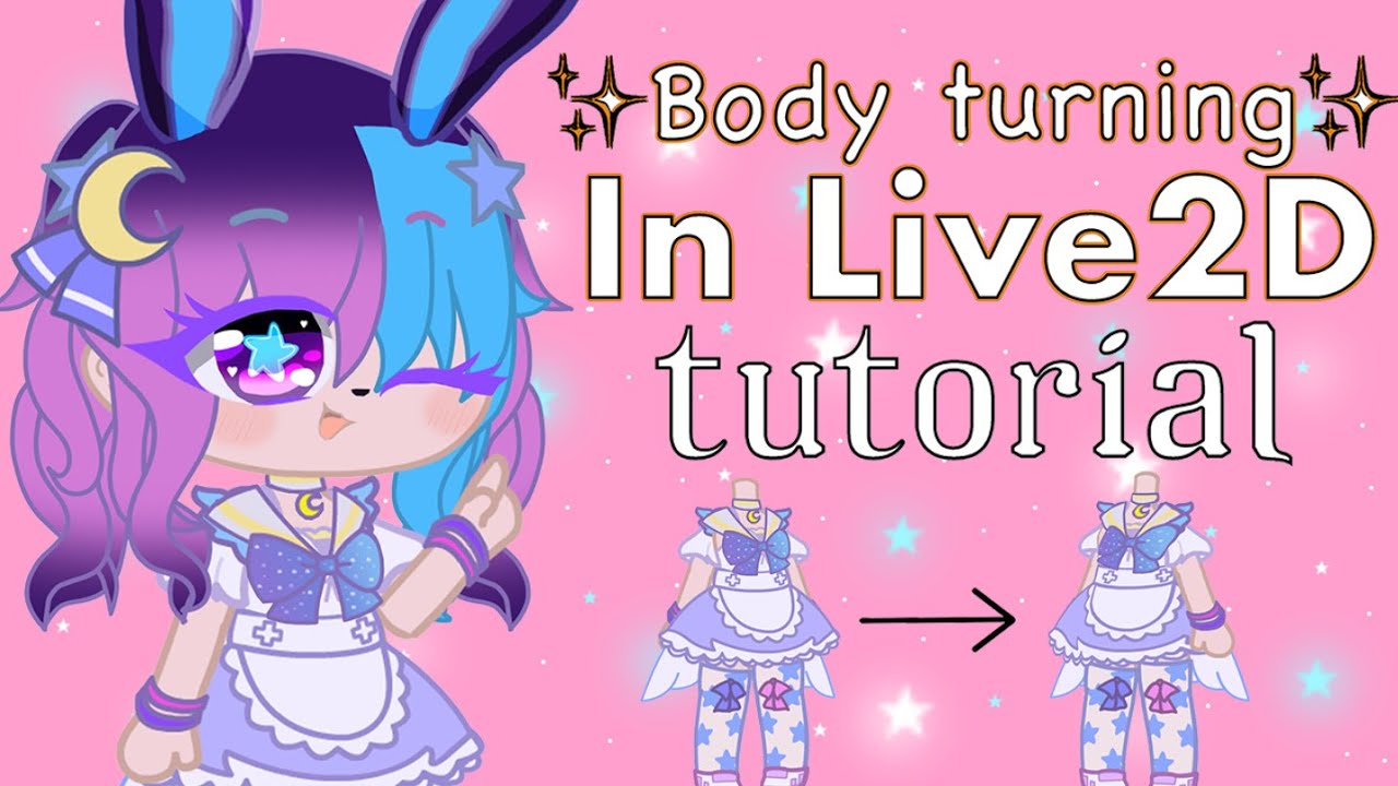 Body turning tutorial// live2d gacha club - YouTube