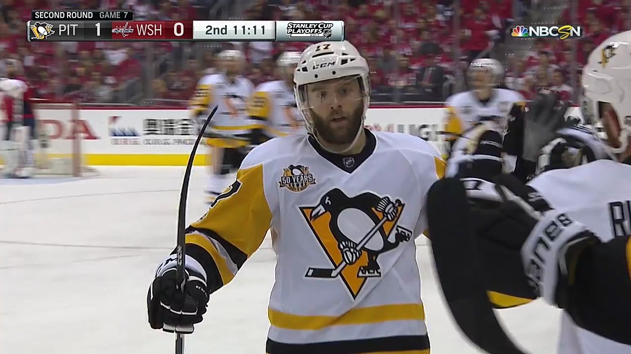 Bryan Rust Great Goal - PIT-WSH Game 7 - 2017 Playoffs - YouTube