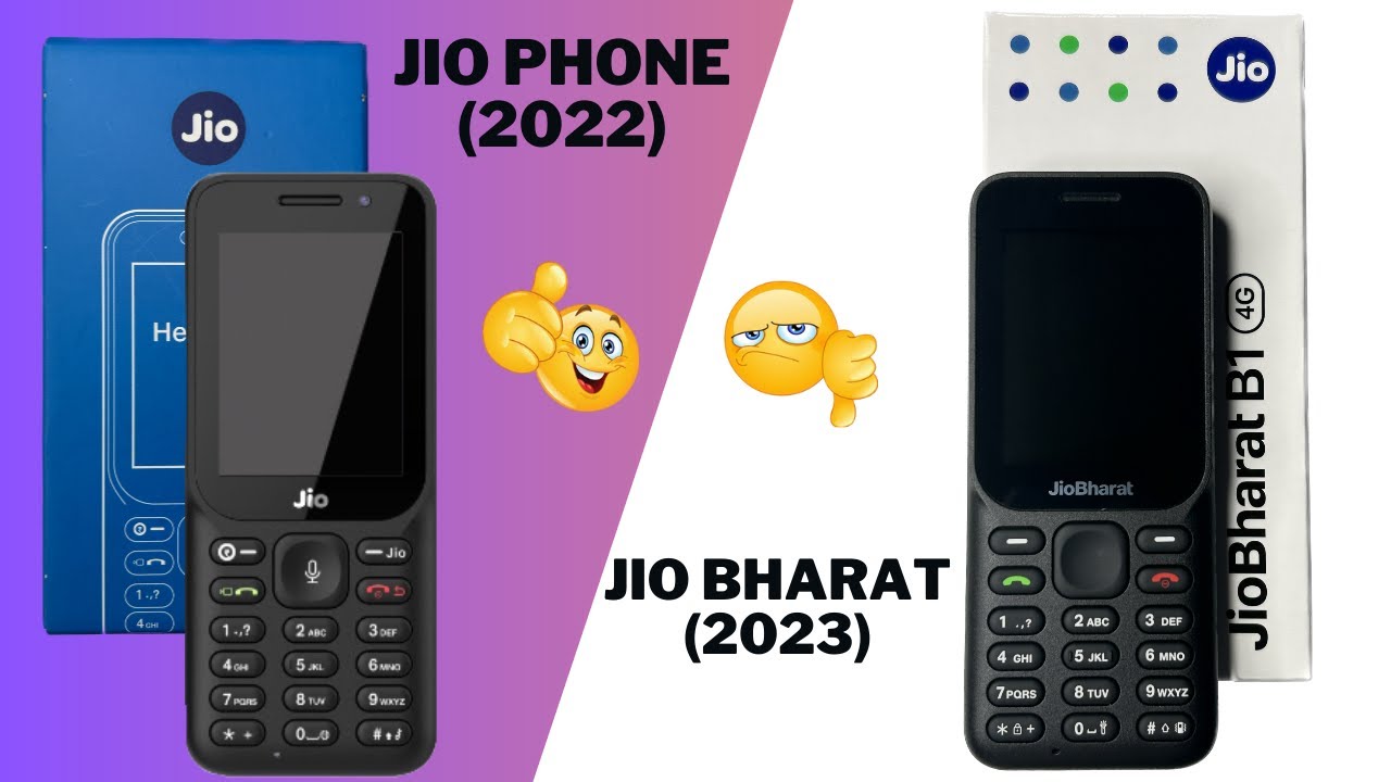Jio Bharat B1 4G vs Jio Phone 4G || Comparison Jio Bharat B1 and Jio Phone || - YouTube