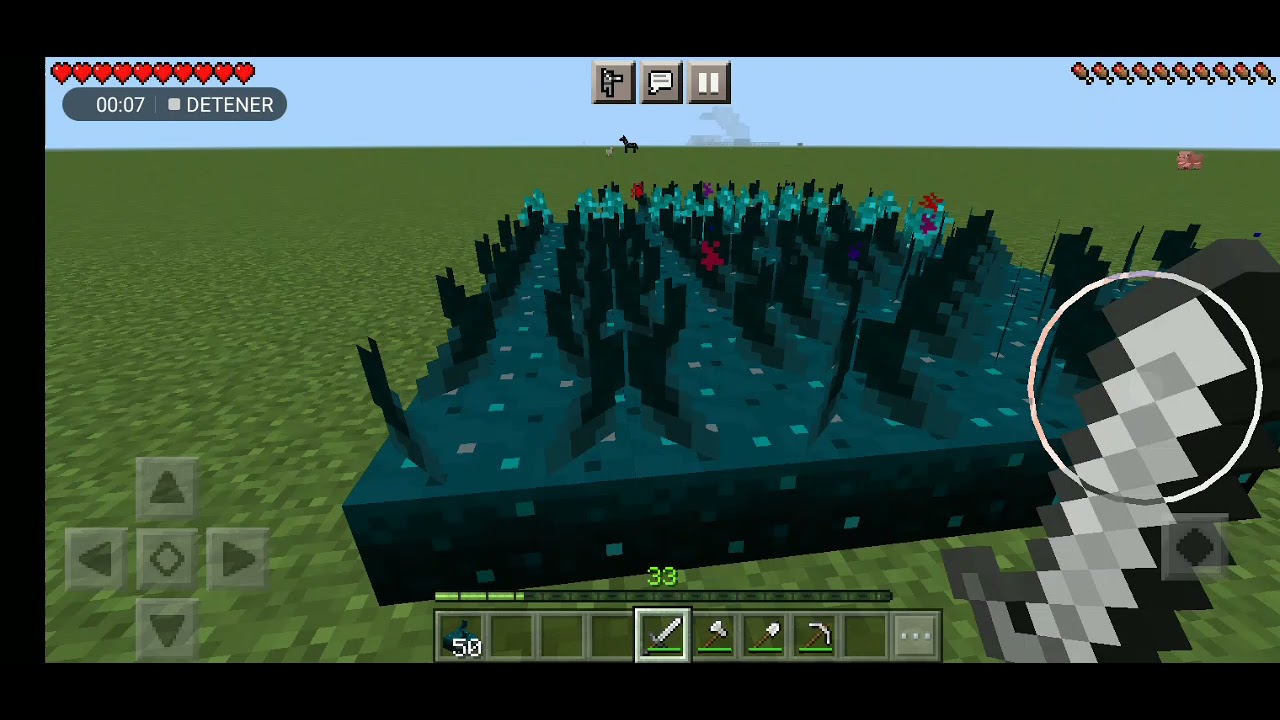 Sensor de movimiento del warden. (MINECRAFT) - YouTube