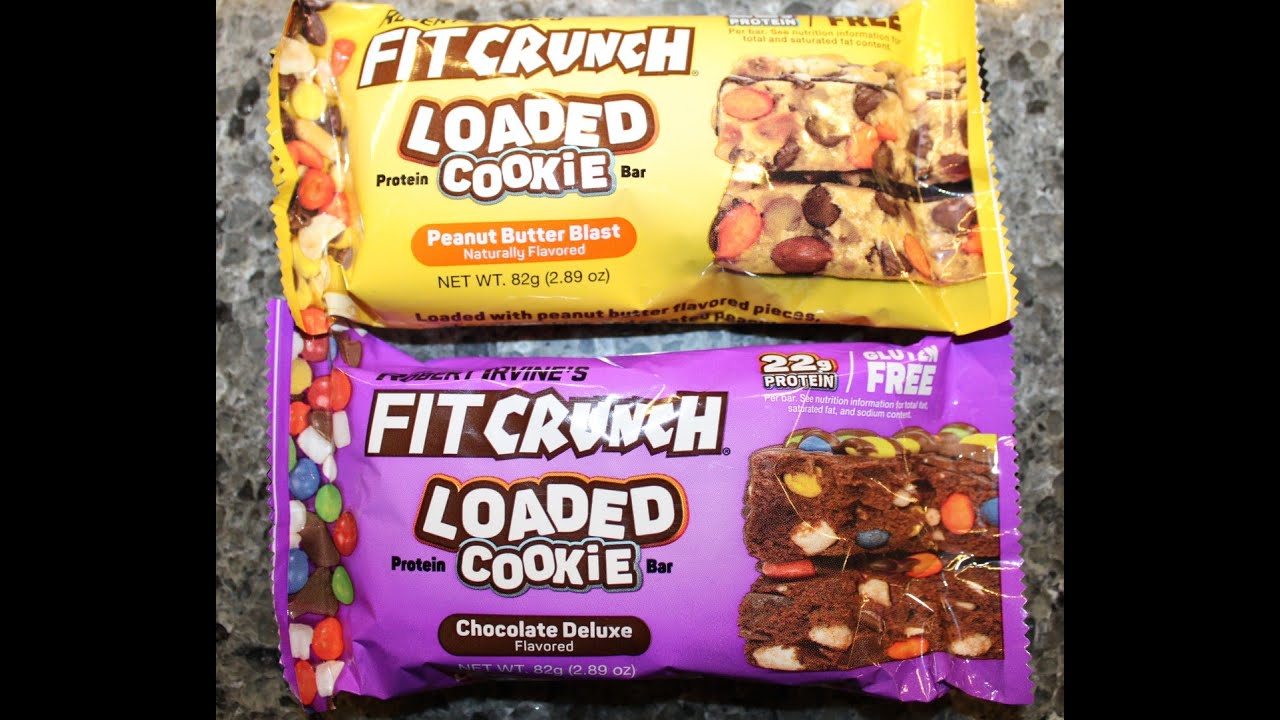 Robert Irvine’s Fit Crunch Loaded Cookie Protein Bar: Peanut Butter ...