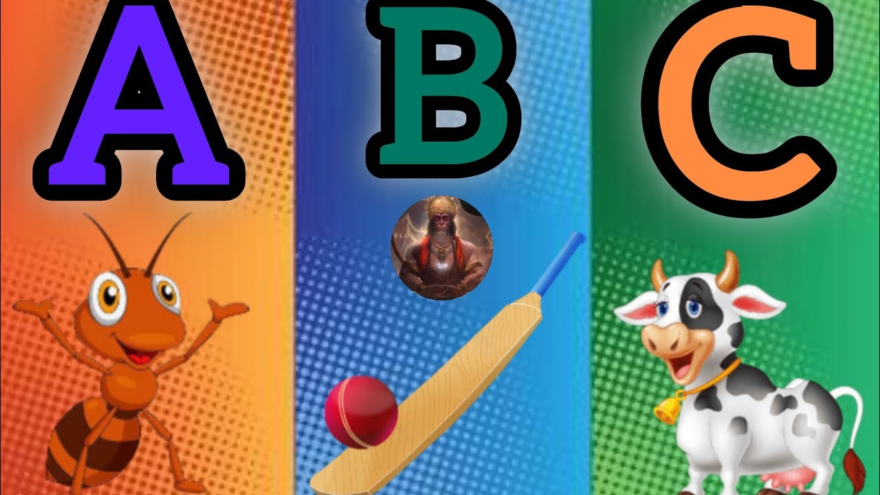 A For Ant B For Bat I Abcd Song I Abcd Rhymes I Abc Song Nursery Rhymes ...