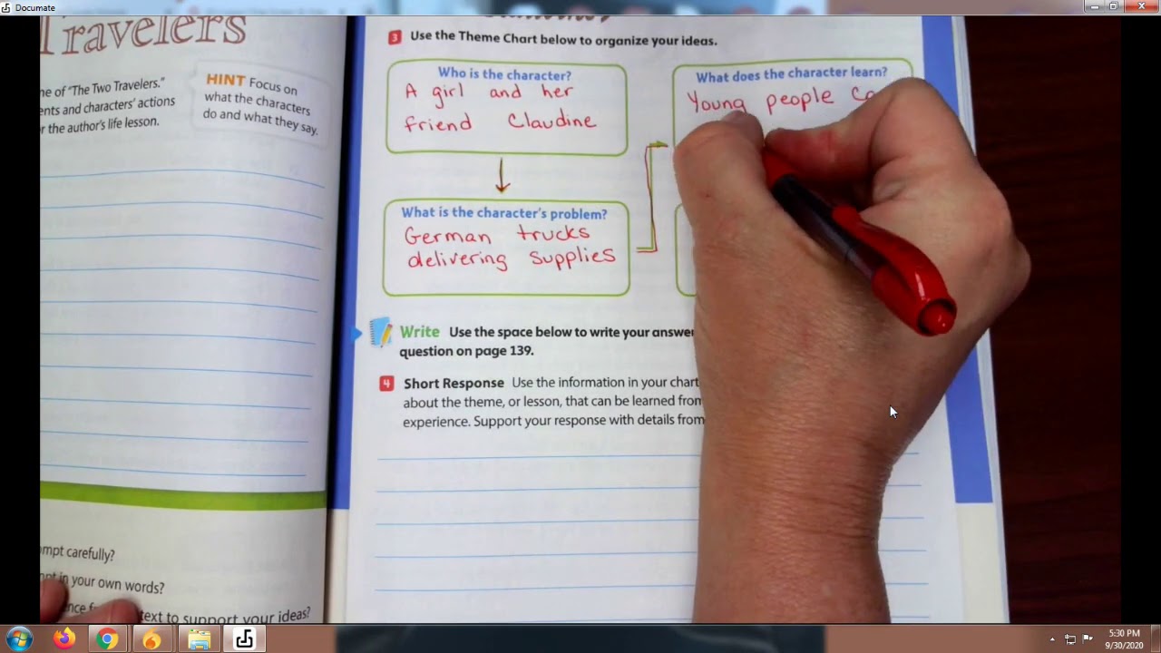 Ready Reading Grade 4 Lesson 9.3 Short Response - YouTube