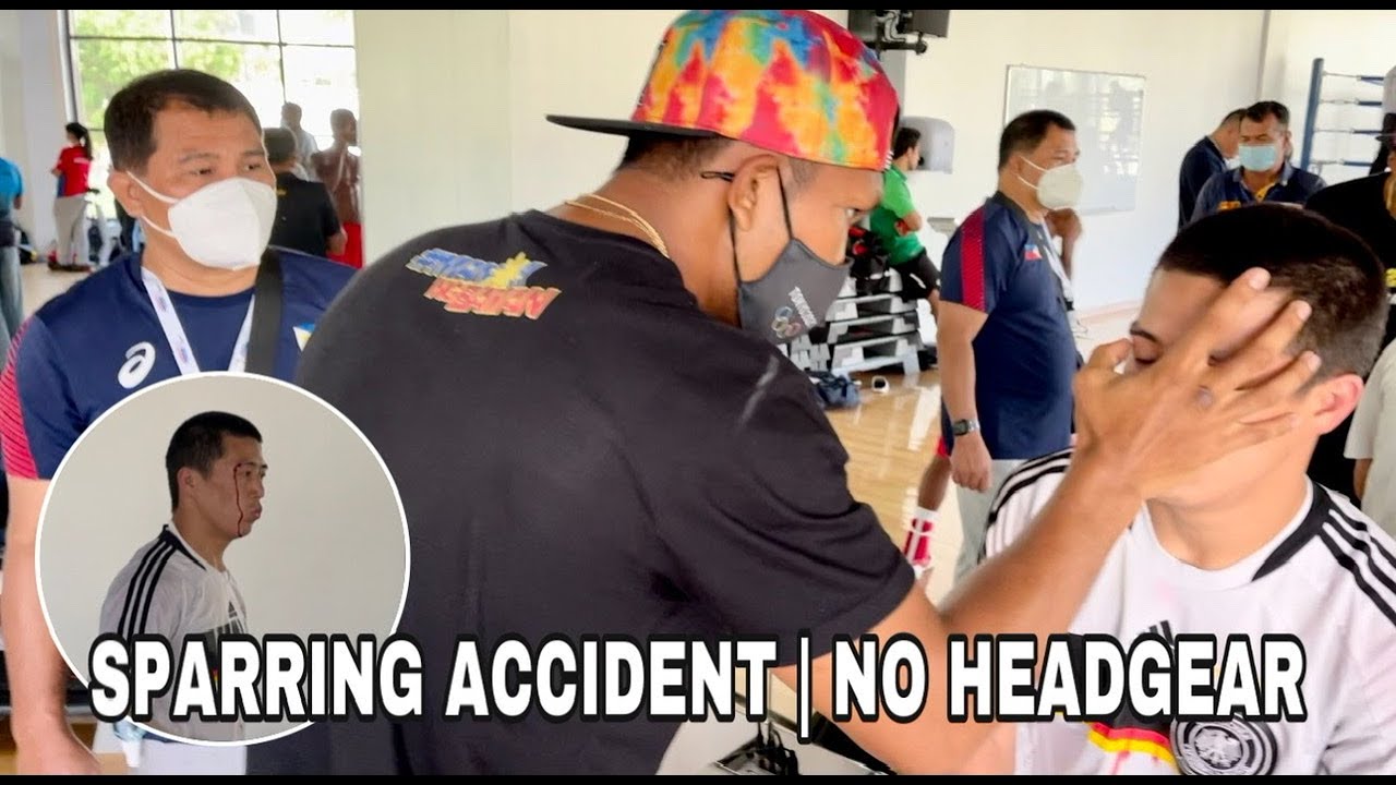 Pag tapus ng laban basag ang mukha sa sparring | No Headgear | Eumir ...