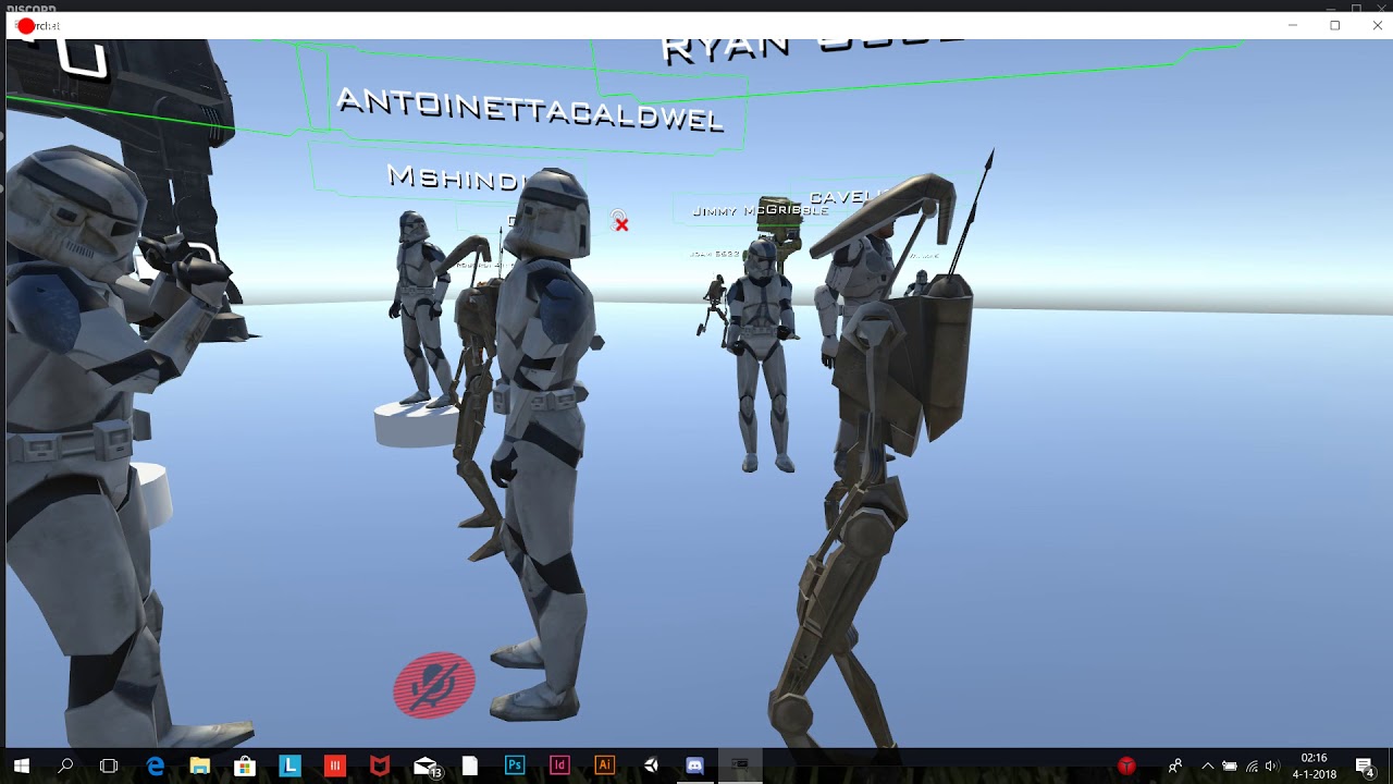 vr chat clone army room for mic chatroom part1 - YouTube