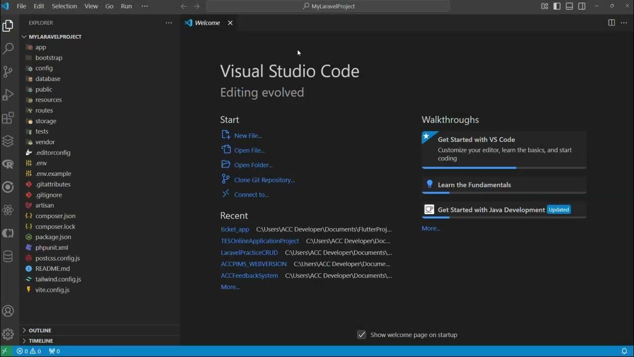 How to Create a Laravel Project in Simple Steps? - YouTube
