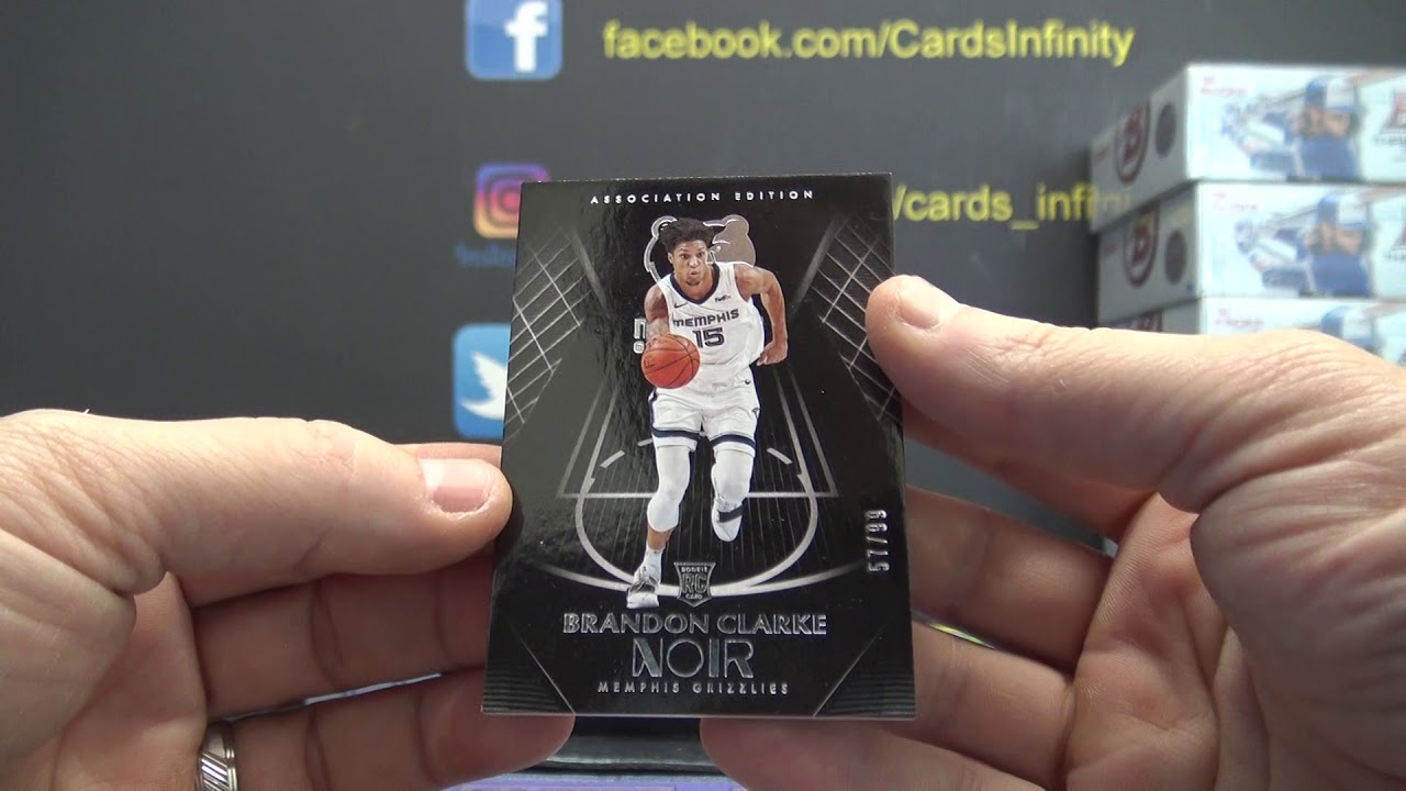 2019/20 Panini NOIR NBA Basketball Box 'Serial #' GB - YouTube