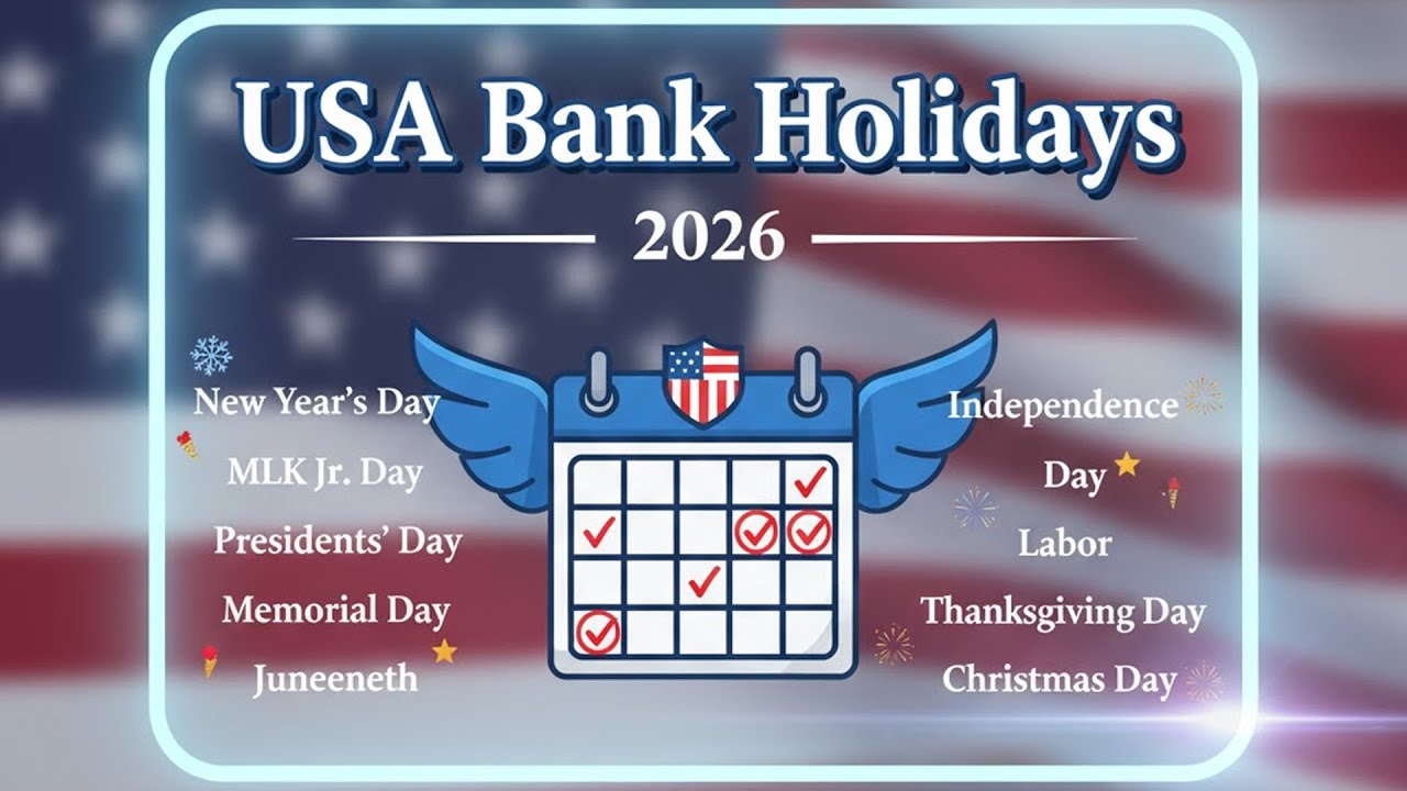 USA Bank Holidays 2026 🗓️ | FULL LIST & Dates to Mark Your Calendar ...