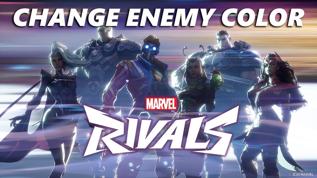 How To Change Enemy Color In Marvel Rivals - YouTube