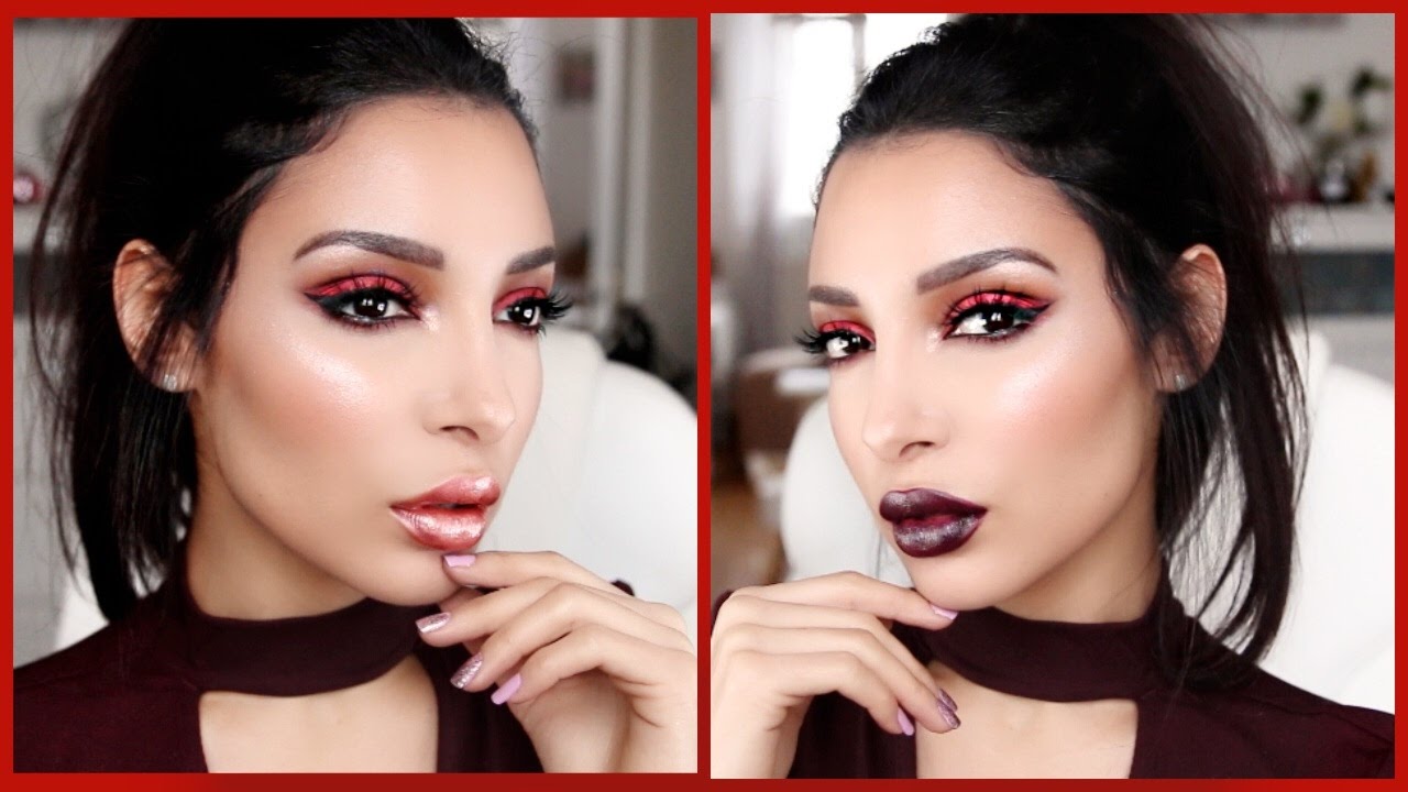 New Year Eve Make Up Fête / Soirée style Vampy - YouTube