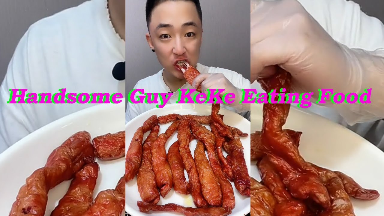 Handsome Guy KeKe Eating Food 10 - YouTube