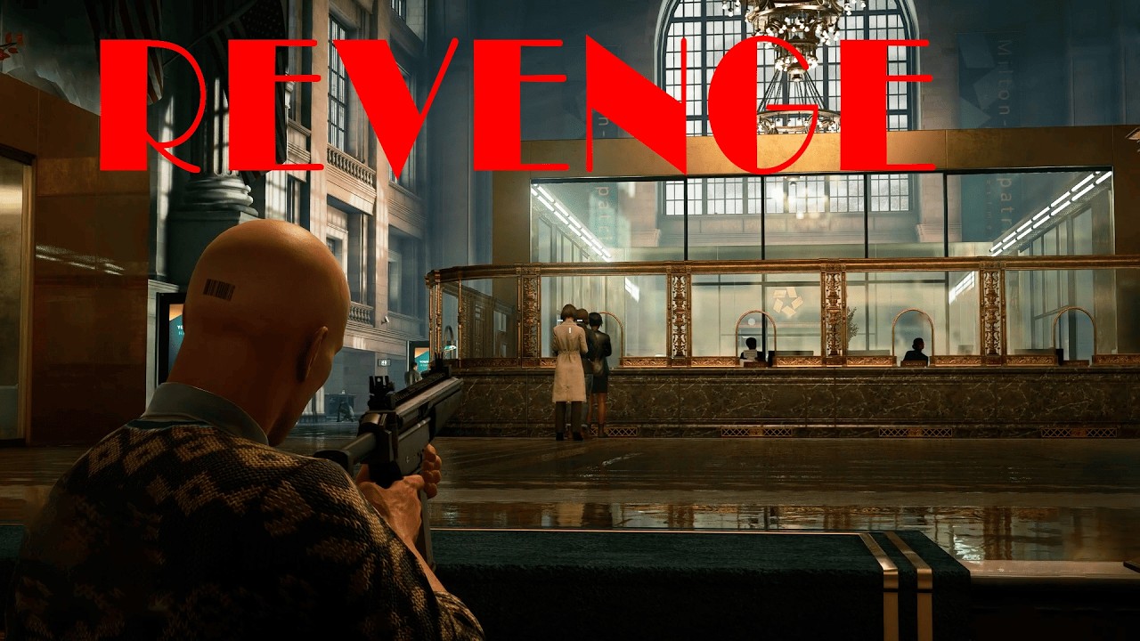 THE BEST HITMAN 3 REVENGE Mission EVER - New York Bank MASSACRE - YouTube