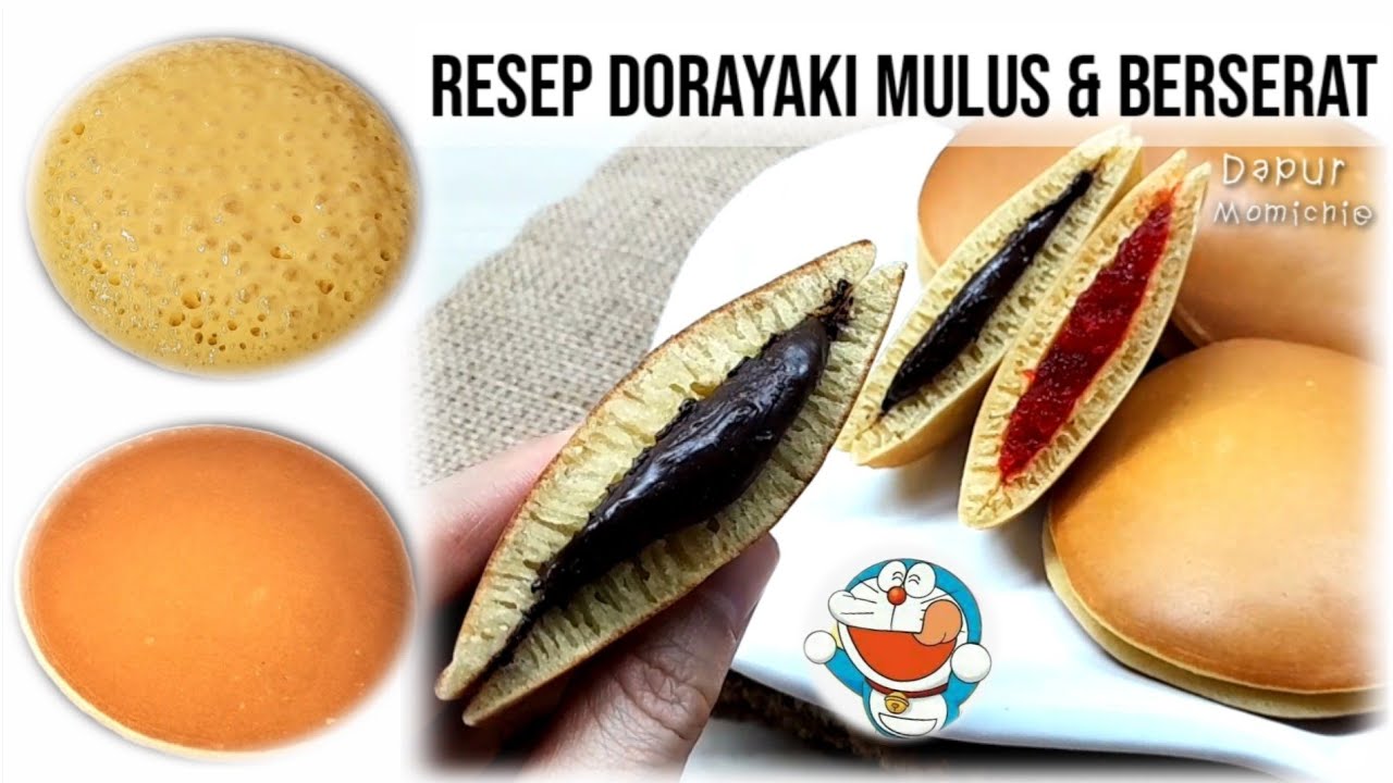 TIPS MEMBUAT DORAYAKI MULUS DI LUAR BERSERAT DI DALAM - YouTube