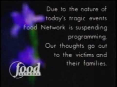 Food Network Program Suspension (11th September 2001) - YouTube