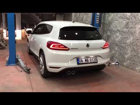 Scirocco 1.4 160 hp   downpioe (wortec)  komple crom eksoz sistemi (bykocexi)