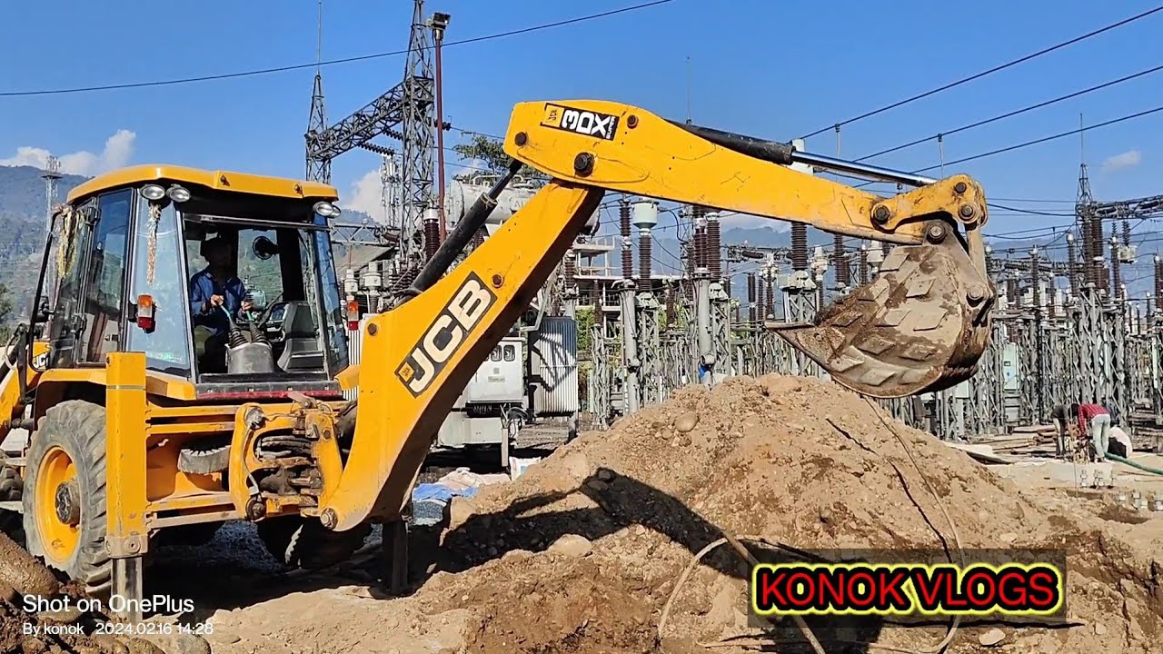 Dig It By JCB Backhoe || Heavy Duty || Power Grid|| (Daporijo ...