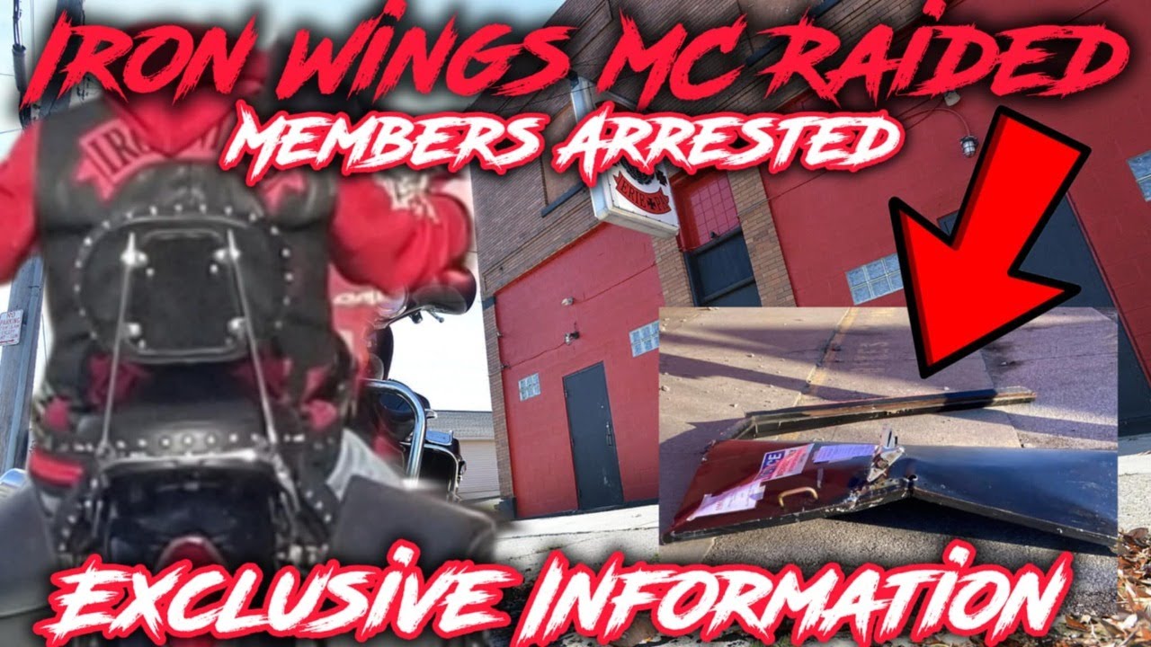 Iron Wings MC Raided Member Arrested For Assault EXCLUSIVE INFORMATION - YouTube