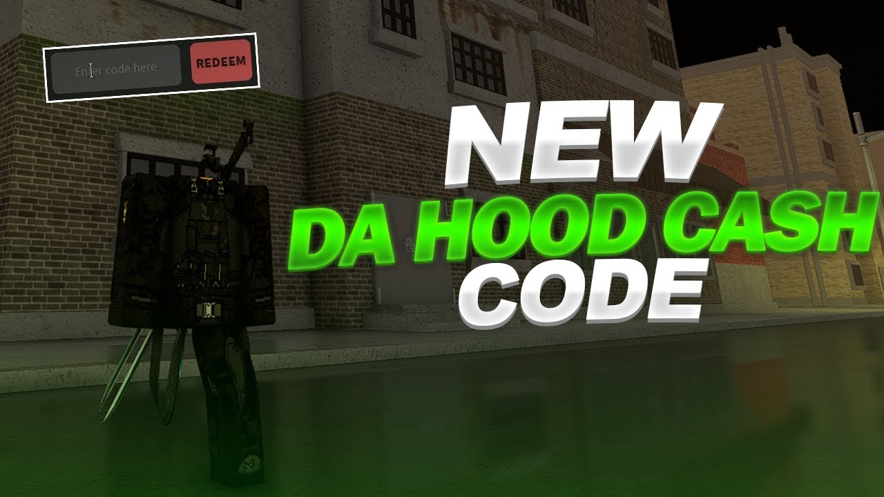 New Da Hood Cash Code... - YouTube