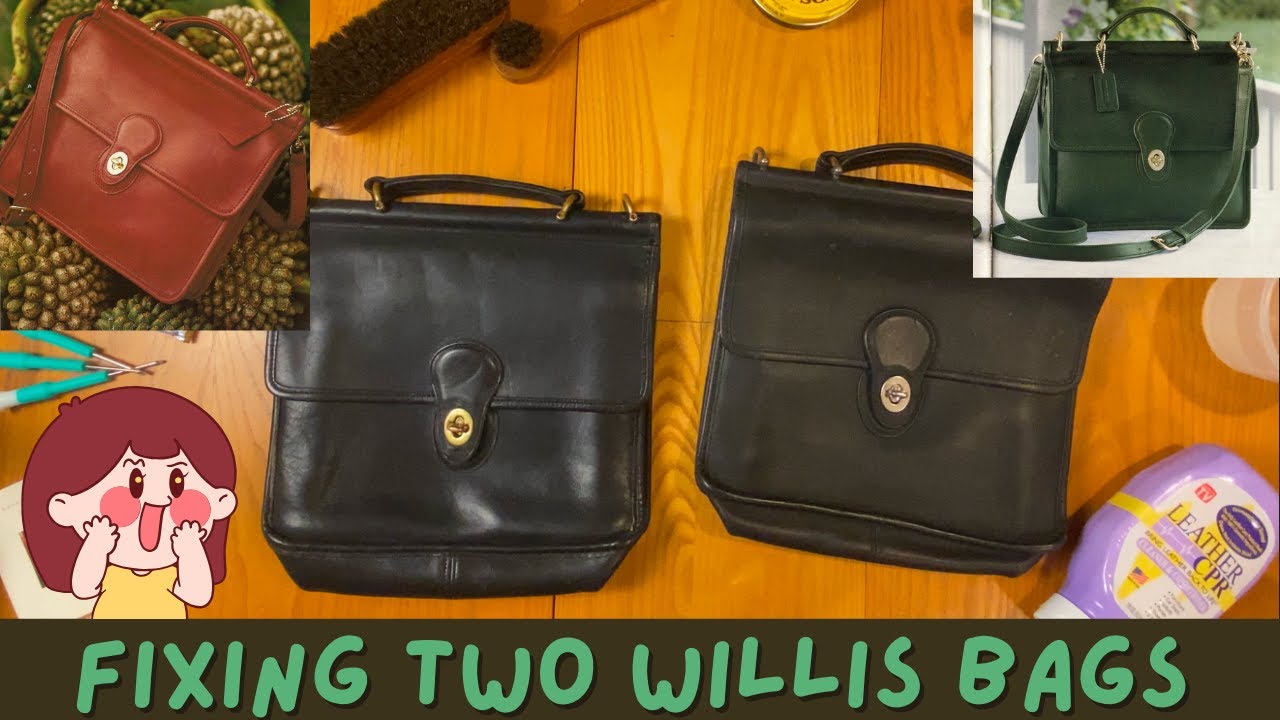 Restoring TWO Vintage Coach Willis Bags | Model Number 9927 - YouTube