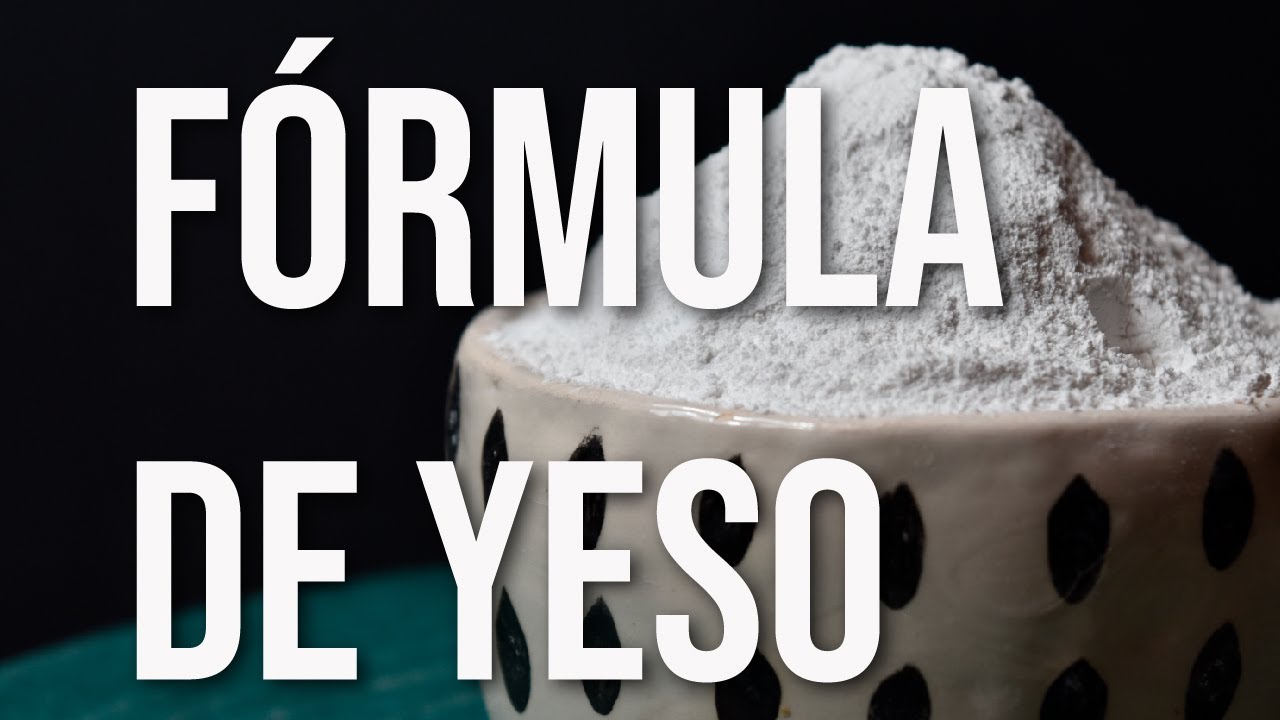 💥FÓRMULA preparación de YESO💥 // en SIMPLES pasos!! - YouTube