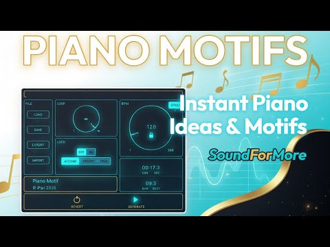 Piano Motifs AMAZING 🚀🔥 - Tutorial: Create your DREAM Motifs