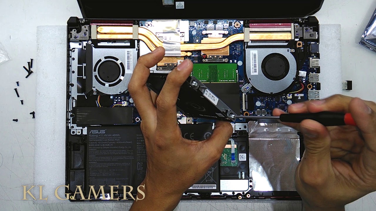 ASUS Notebook FX505D TBQ057T install Notebook hard drive increase ...