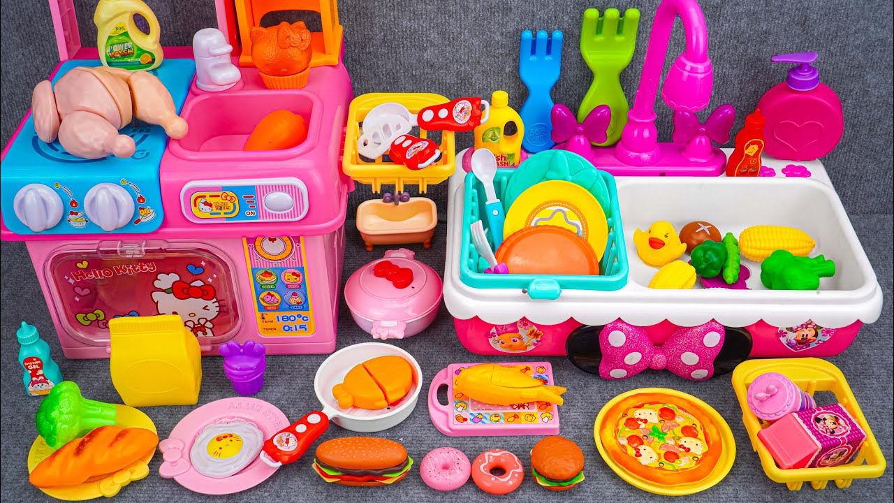 126 Minutes Satisfying with Unboxing Happy Baby Alive Kitchen Cooking ...