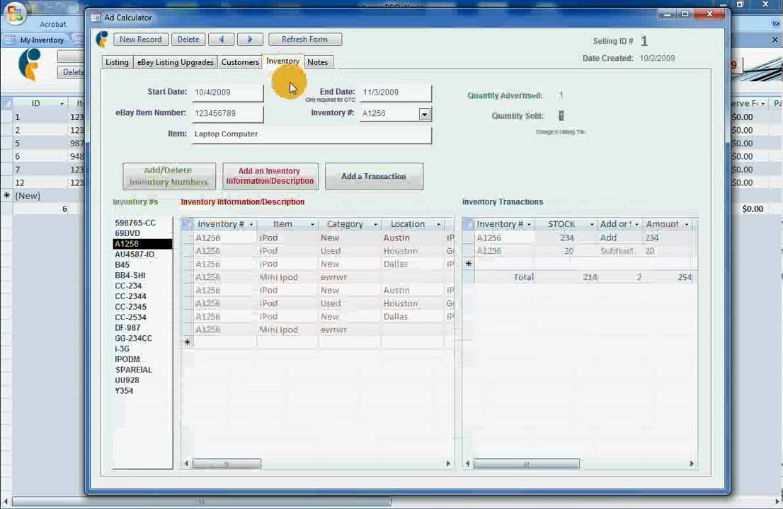 AccessPRO Works - eBay Fee Accounting Software and MUCH MORE - YouTube