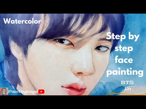Step by step face painting tutorial for beginners// Realistic face ...