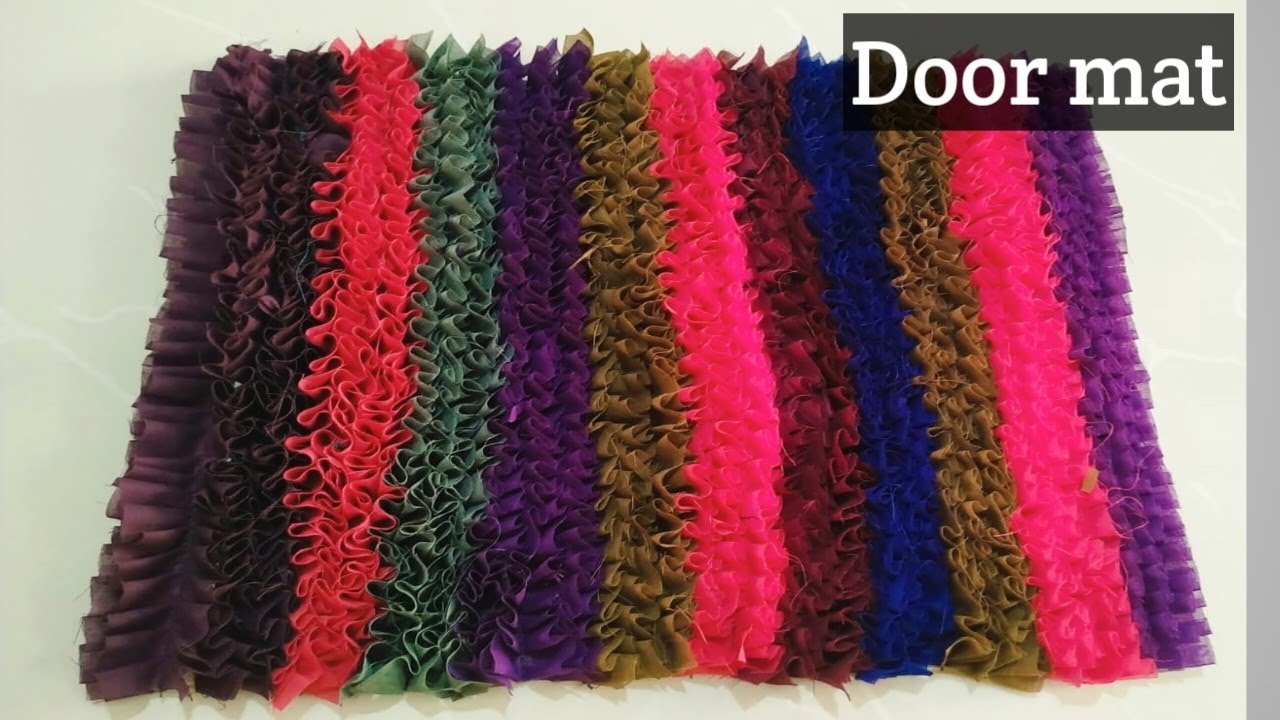Door mat/ Door mat making at home/ - YouTube