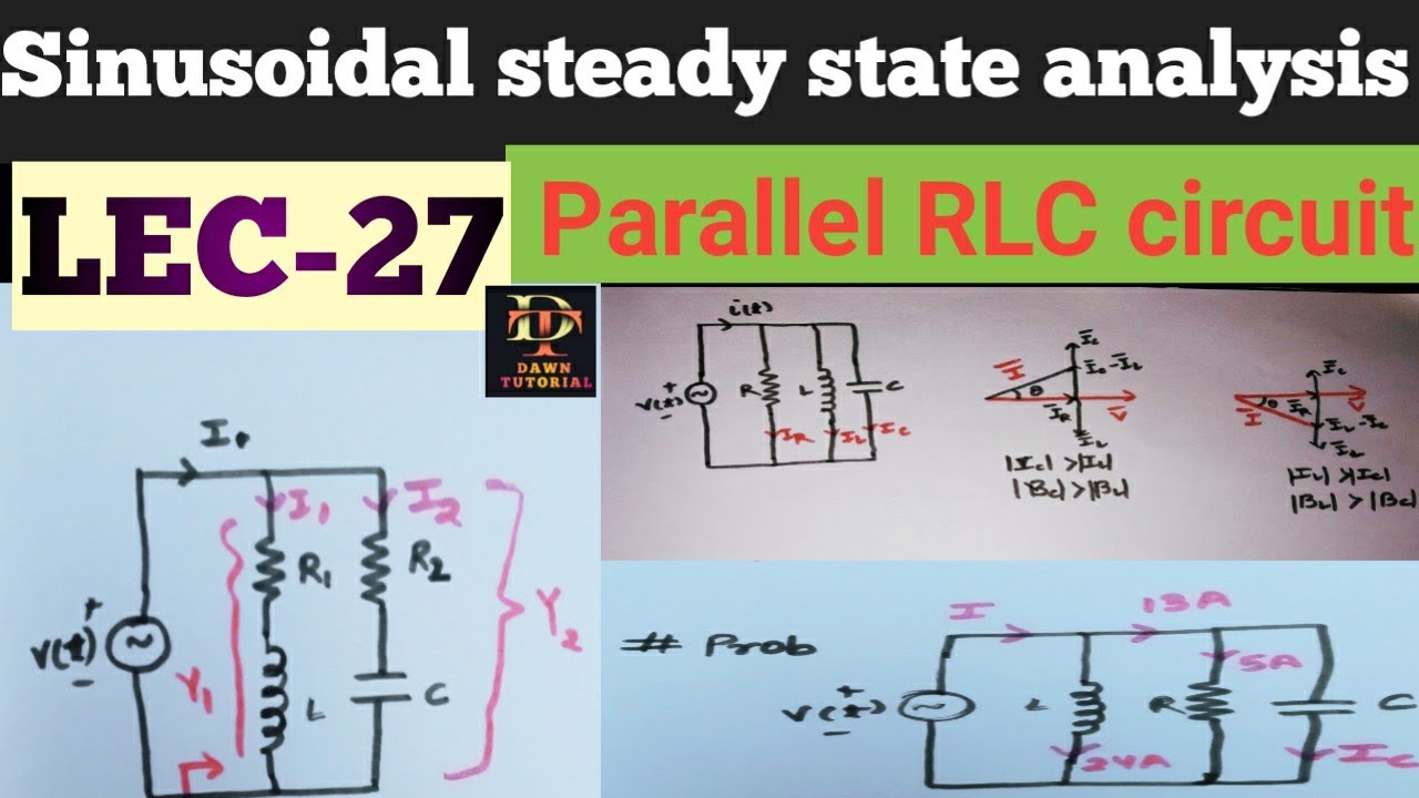 LEC-27 Parallel RLC circuit - YouTube
