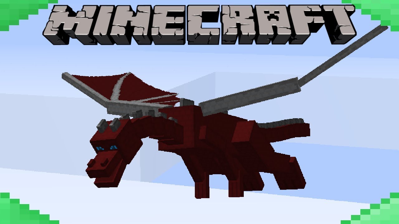 RED DRAGONS in Minecraft!?! (Possible Sky Update?) - YouTube