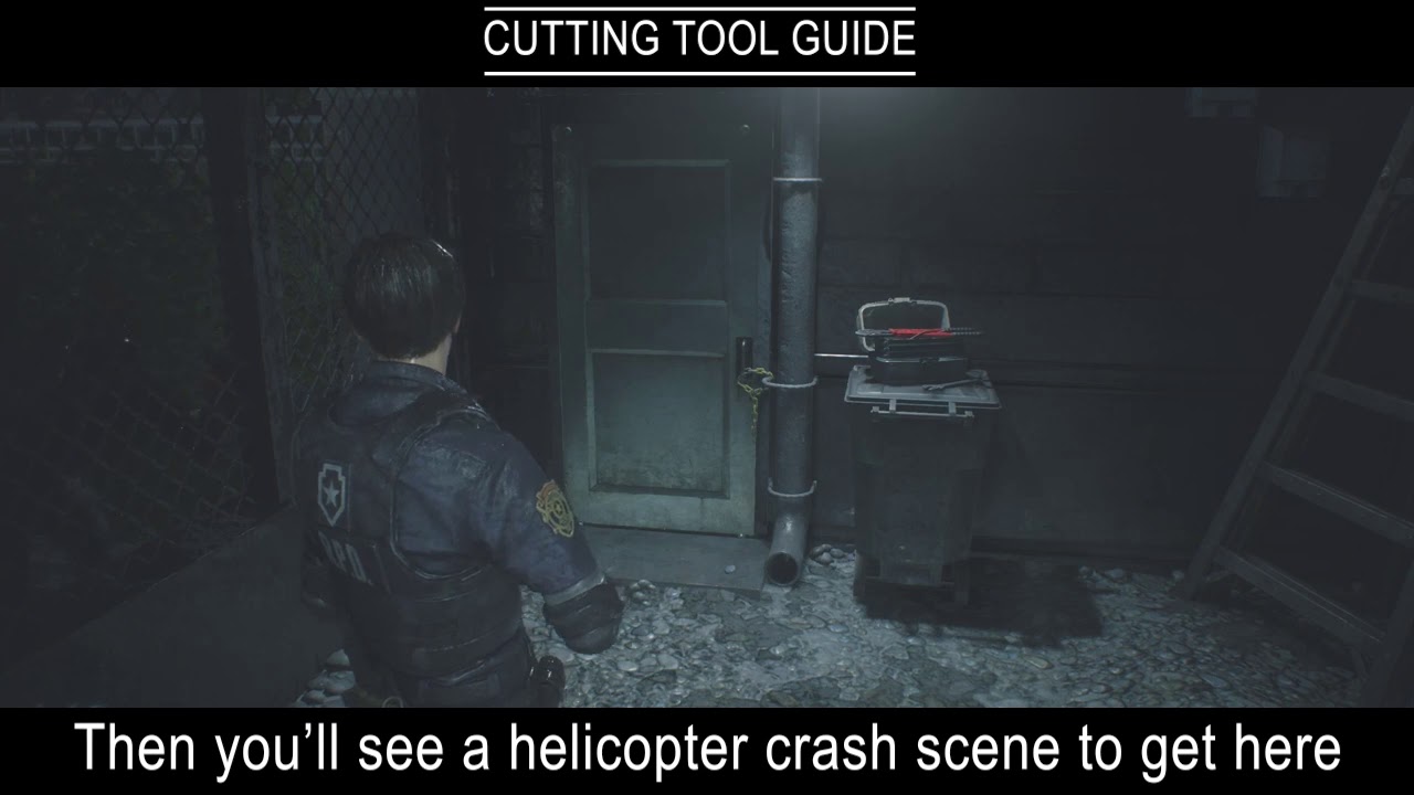 Resident Evil 2 Remake Guides Cutting tool Guide - YouTube