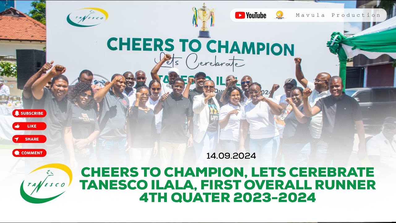 TANESCO ILALA, LETS CEREBRATE FIRST OVERALL RUNNER 4TH QUATER 2023-2024 ...