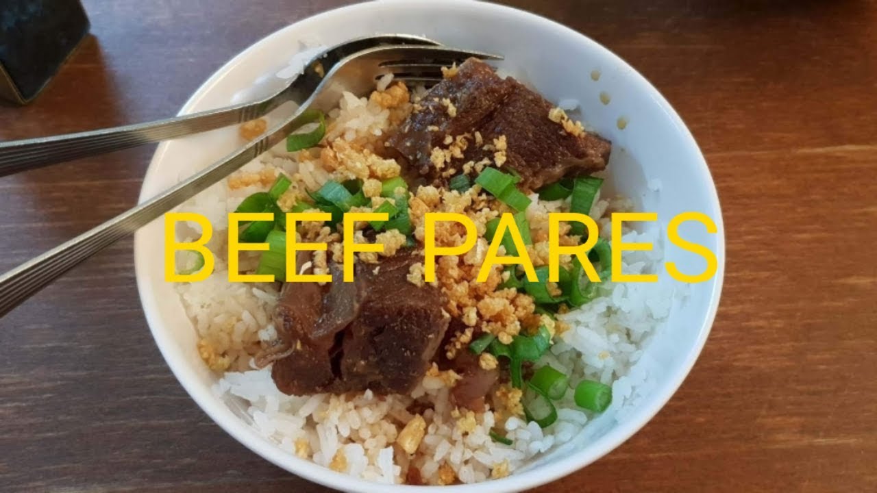 BEEF PARES WITH TOASTED GARLIC & SPRING ONION - YouTube