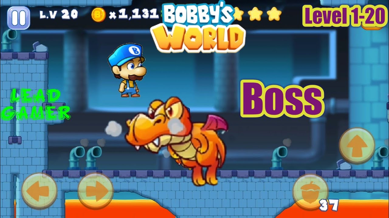 Super Bobby world Run Game Level 1-20 #games #gaming #gameplay - YouTube