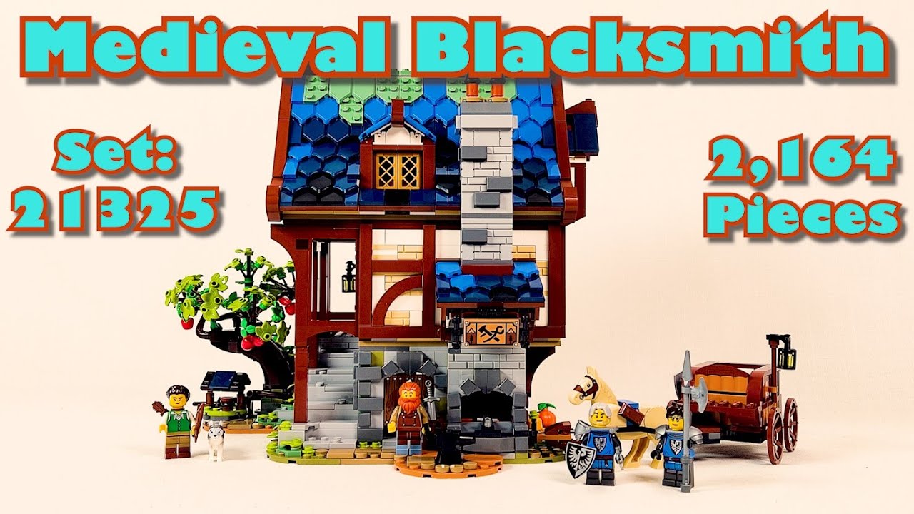 Lego Ideas | Medieval Blacksmith | 21325 - Unboxing and Speed build the ...