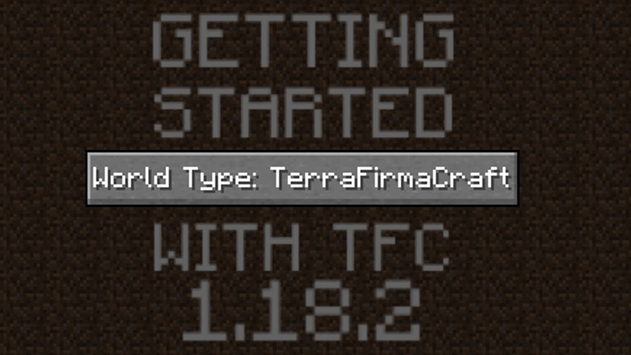 Getting Started With TFC 1.18.2 | World Generation - YouTube