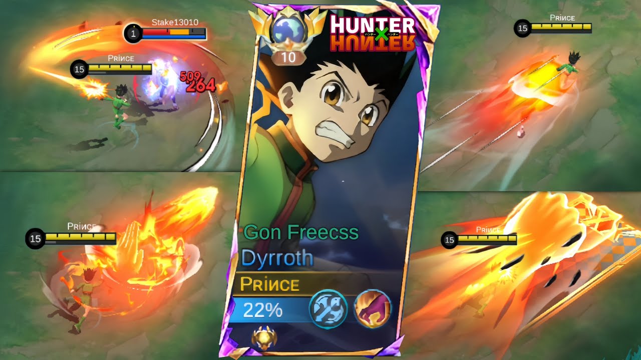 FINALLY NEW COLLAB SKIN DYRROTH - GON IS HERE!!🔥 THE BEST SKIN DYRROTH ...