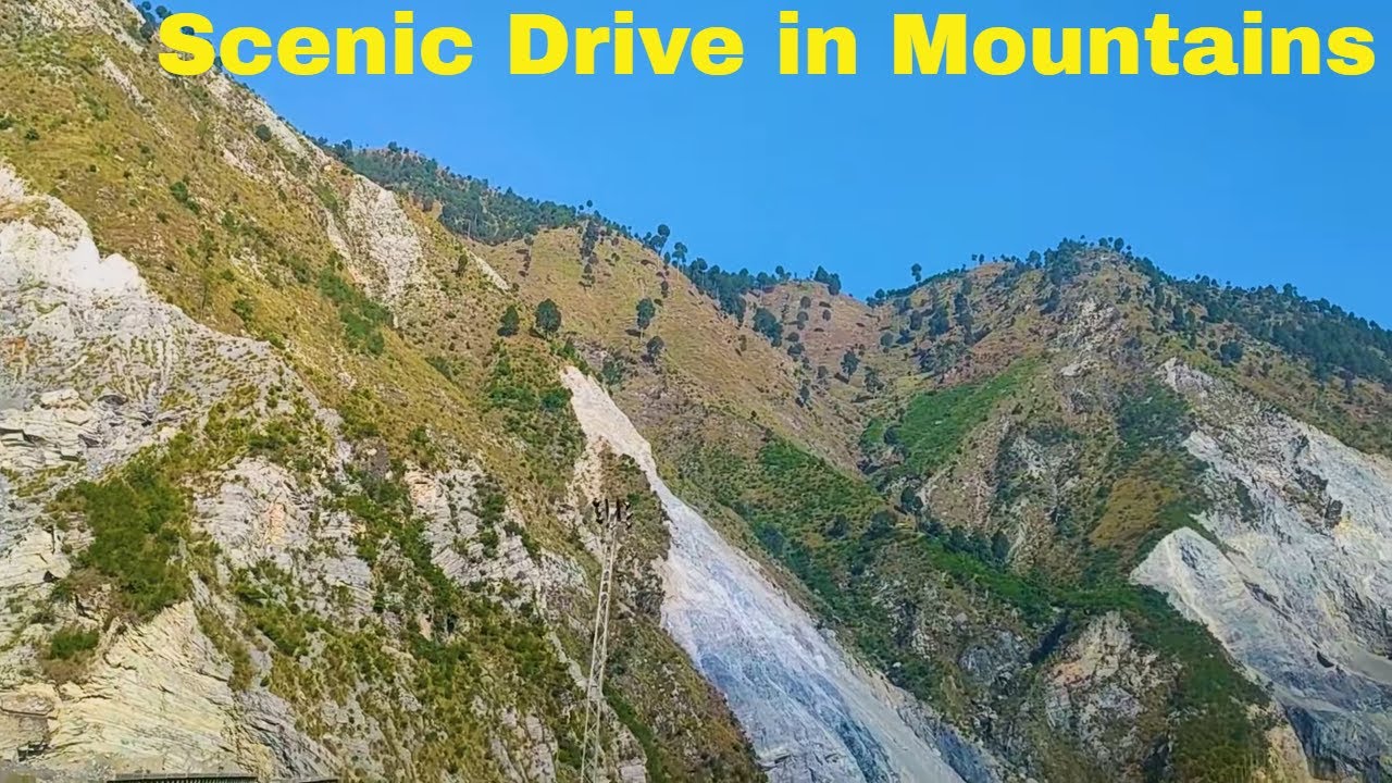 scenic drive in mountains | beautiful hills view 4k - YouTube