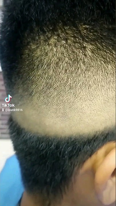 asiknya membuat gradasi pada rambut tebal - YouTube
