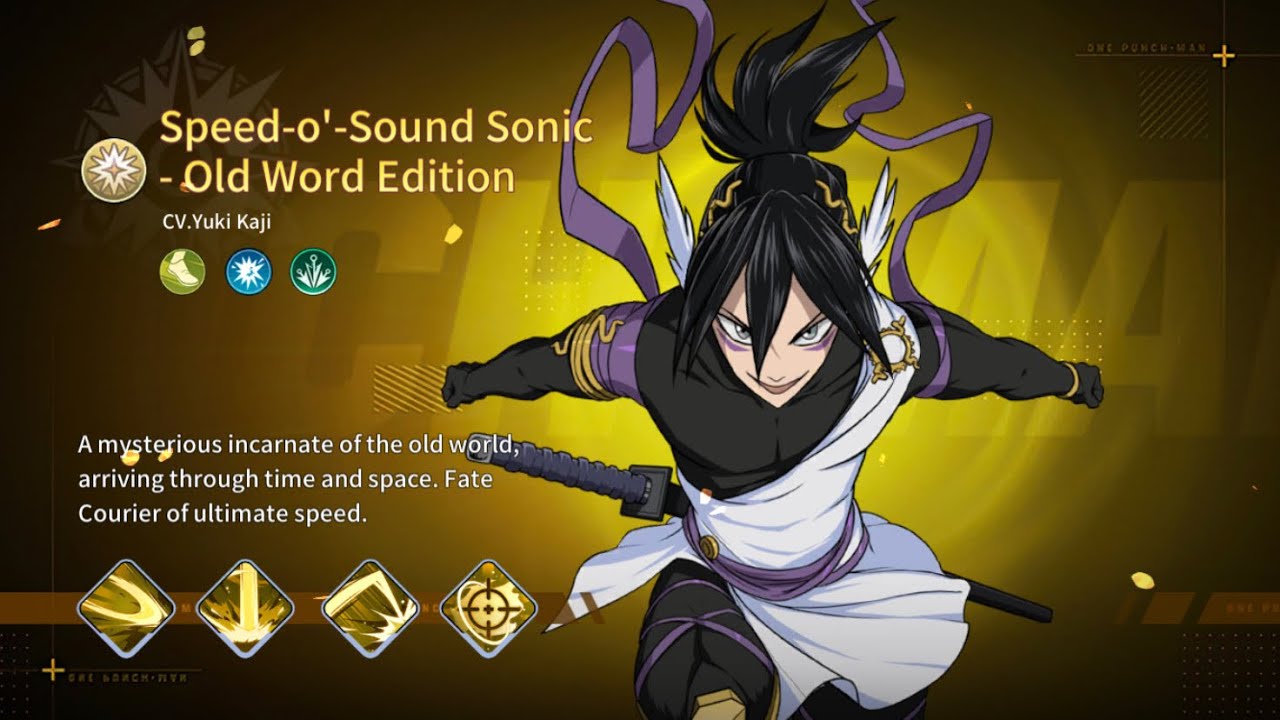 NEW old world Speed-o’-Sound Sonic update review! (One punch man road to hero 2.0) - YouTube