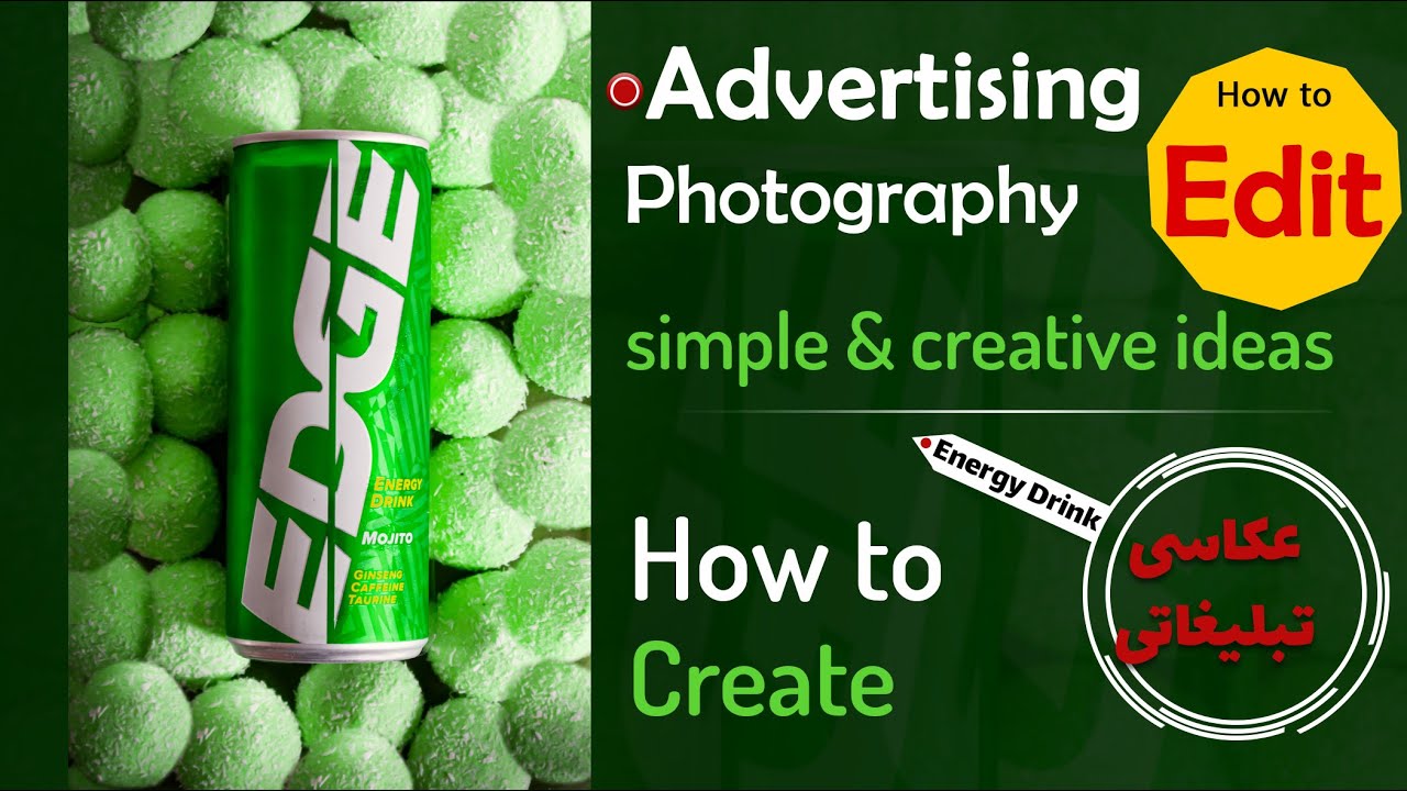 How to Edit - Advertising Photography of Energy Drink [ Simple and ...