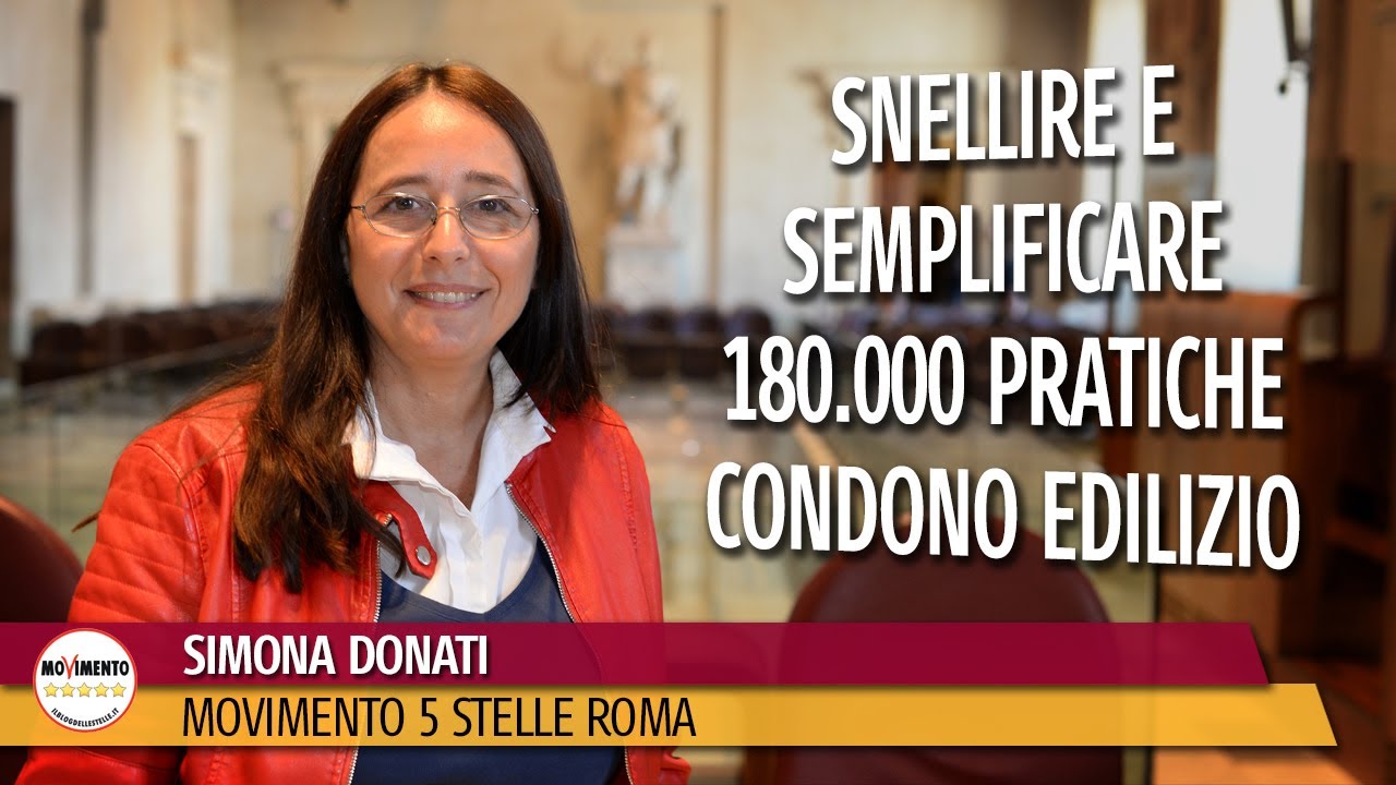 Donati: "Snellire e semplificare 180.000 pratiche condono edilizio ...