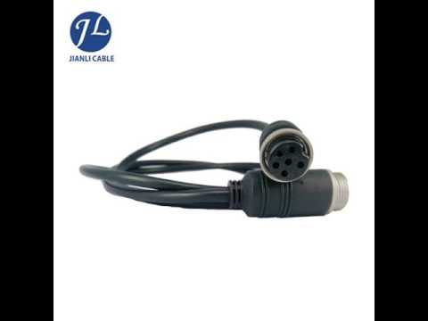rear view camera system cable 6 pin - YouTube