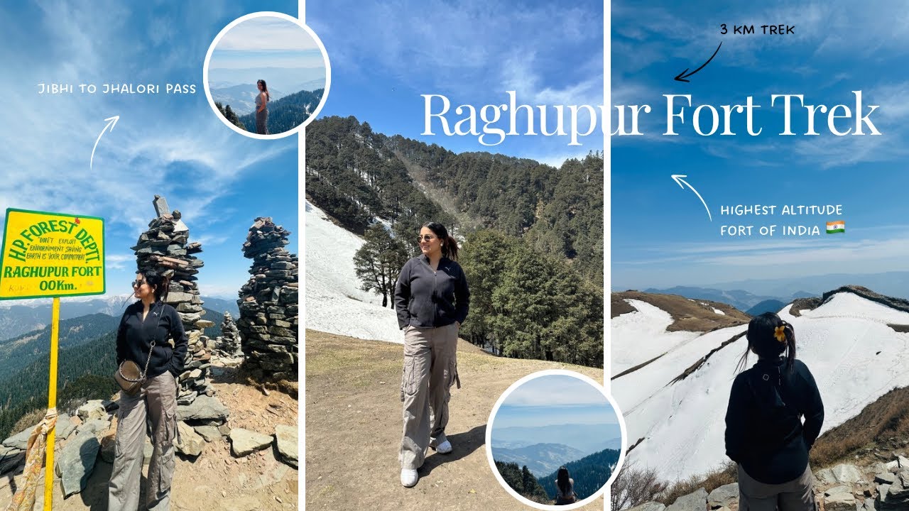 Raghupur Fort Trek 🗻| Jibhi to Jhalori Pass ⛔️ | Highest Altitude Fort ...